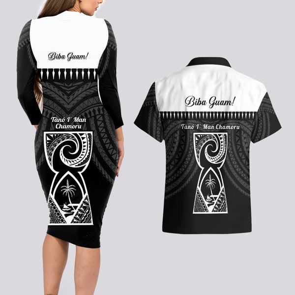 Guam Liberation Day Couples Matching Long Sleeve Bodycon Dress and ...