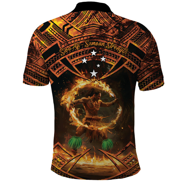 Samoa Teuila 2024 Festival Polo Shirt Samoan Siva Afi With Red Gingers LT14