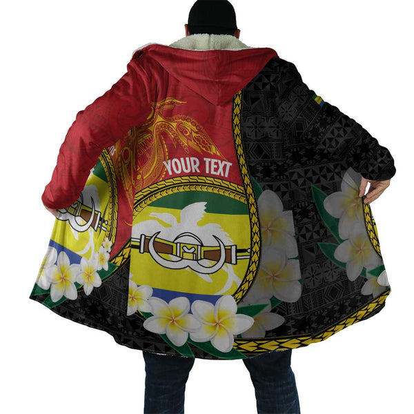Personalised PNG Morobe Provins Cloak Papua New Guinea Plumeria ...