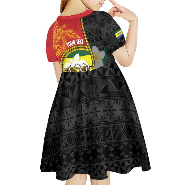 Personalised PNG Morobe Provins Kid Short Sleeve Dress Papua New Guinea ...