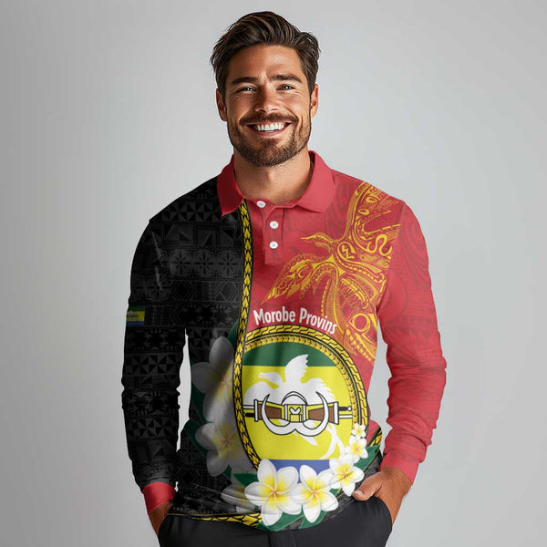 Personalised PNG Morobe Provins Long Sleeve Polo Shirt Papua New Guinea ...
