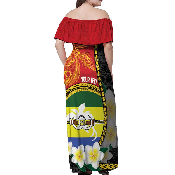 Personalised PNG Morobe Provins Off Shoulder Maxi Dress Papua New ...