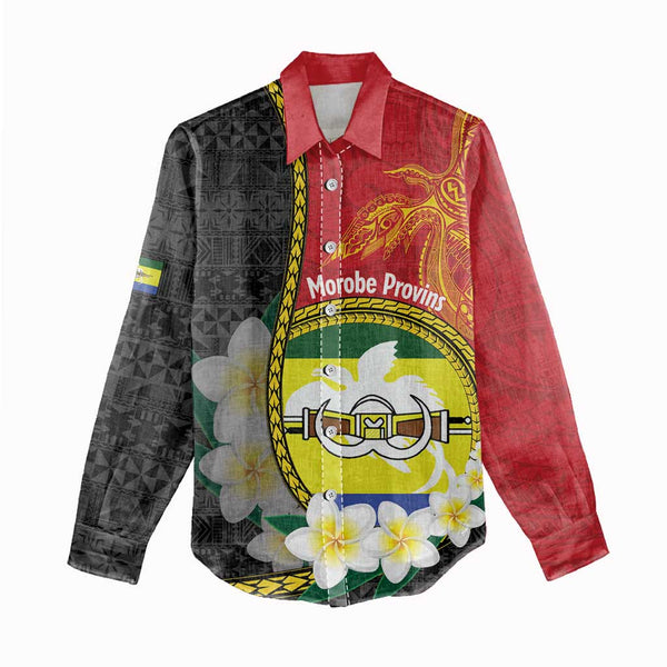 Personalised PNG Morobe Provins Women Casual Shirt Papua New Guinea ...
