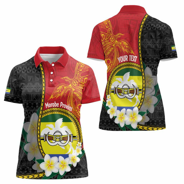 Personalised PNG Morobe Provins Women Polo Shirt Papua New Guinea ...