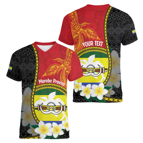 Personalised PNG Morobe Provins Women V-Neck T-Shirt Papua New Guinea ...