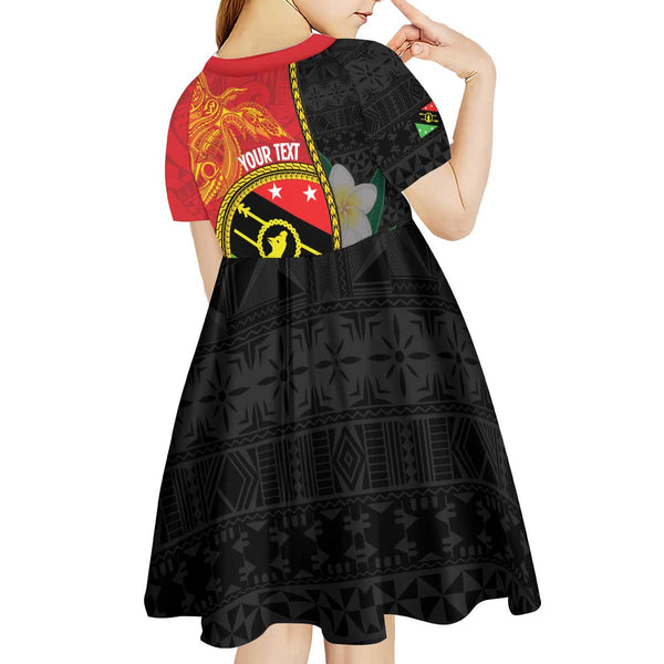 Personalised PNG Sauten Hailans Kid Short Sleeve Dress Papua New Guinea ...