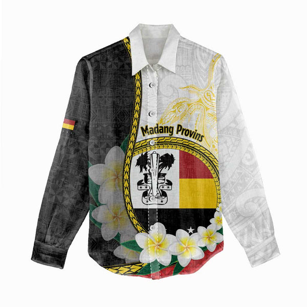 Personalised PNG Madang Provins Women Casual Shirt Papua New Guinea ...