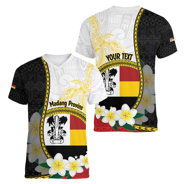 Personalised PNG Madang Provins Women V-Neck T-Shirt Papua New Guinea ...
