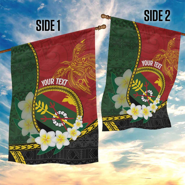 Personalised PNG Simbu Provins Garden Flag Papua New Guinea Plumeria ...