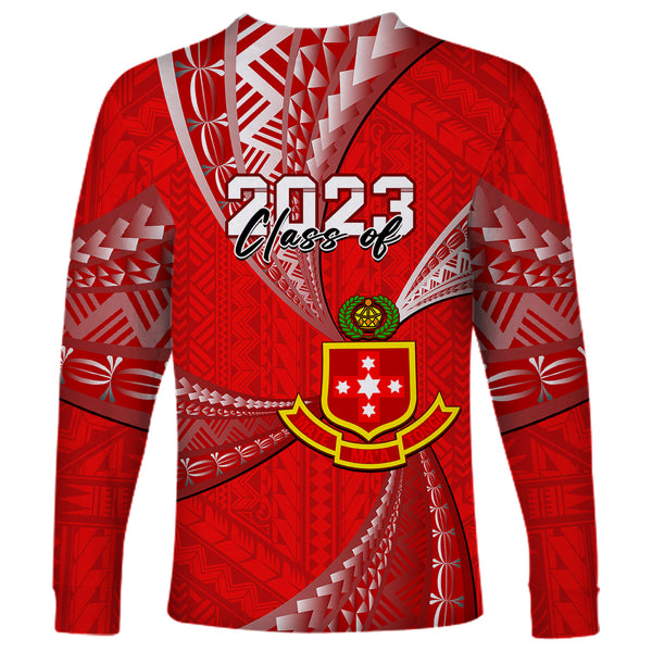 Personalised Tonga College Alete Long Sleeve Shirt Class Of Year Kolisi ...