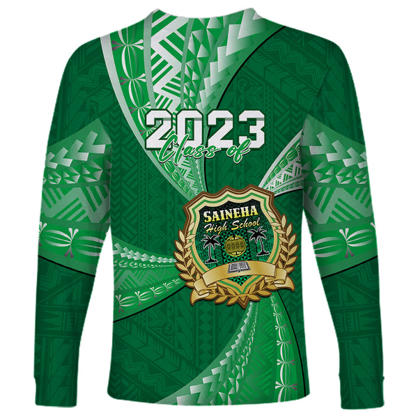 Personalised Tonga Saineha High School Long Sleeve Shirt Class Of Year ...