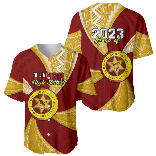 Personalised Tonga High School Baseball Jersey Class Of Year Tongan ...