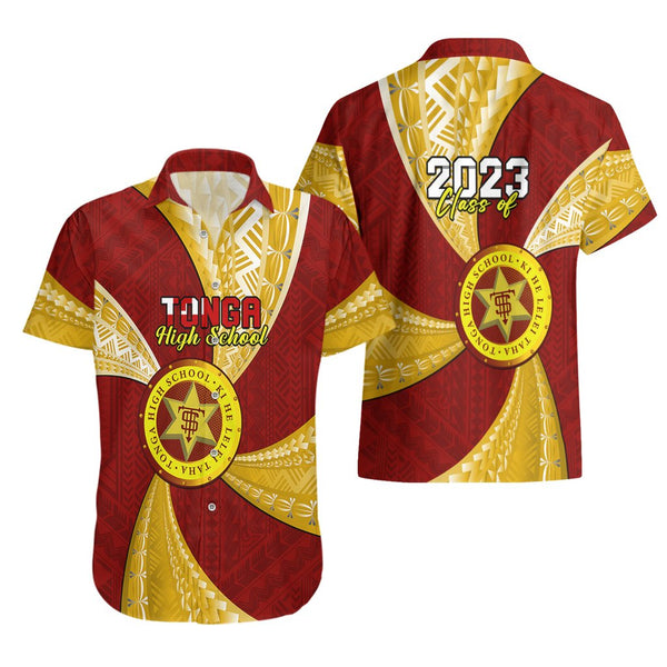 Personalised Tonga High School Hawaiian Shirt Class Of Year Tongan ...