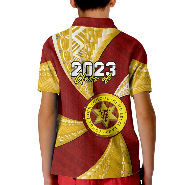 Personalised Tonga High School Kid Polo Shirt Class Of Year Tongan ...