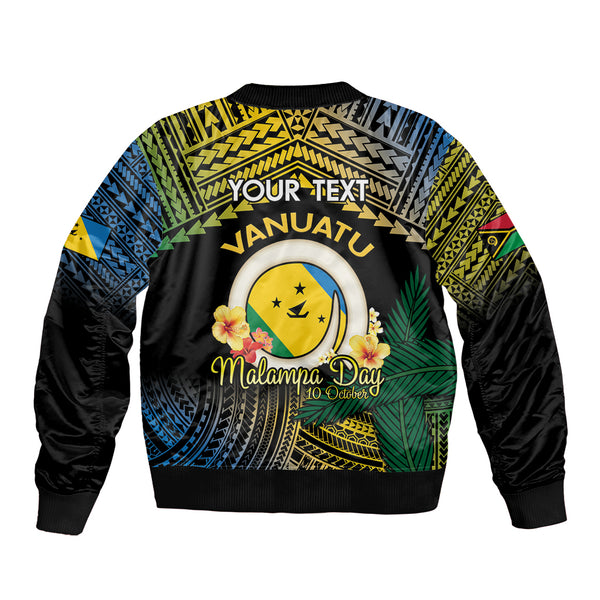 Personalised Malampa Day Sleeve Zip Bomber Jacket Vanuatu Provinces ...