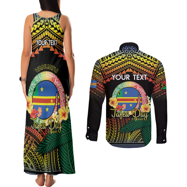 Personalised Tafea Day Couples Matching Tank Maxi Dress and Long Sleeve ...