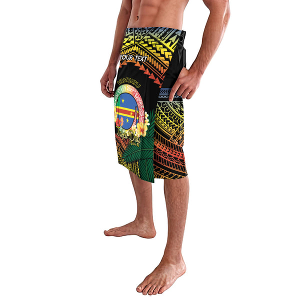 Personalised Tafea Day Lavalava Vanuatu Provinces Polynesian Pattern LT14