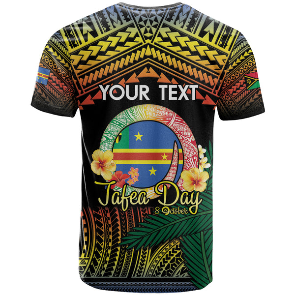 Personalised Tafea Day T Shirt Vanuatu Provinces Polynesian Pattern LT14