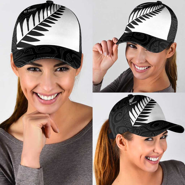 New Zealand Silver Fern Rugby Classic Cap All Black Go Champions Maori ...