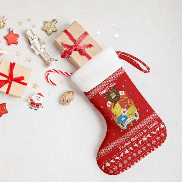 Tonga Christmas Stocking with Sea Turtle Coral Reef Design Snowflake ...
