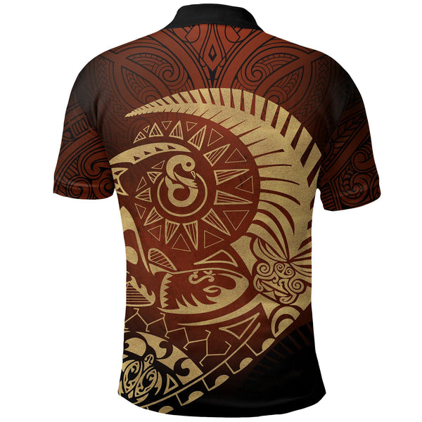 Polynesian Pride Apparel New Zealand Polo Shirt Maori Warrior Tattoo ...