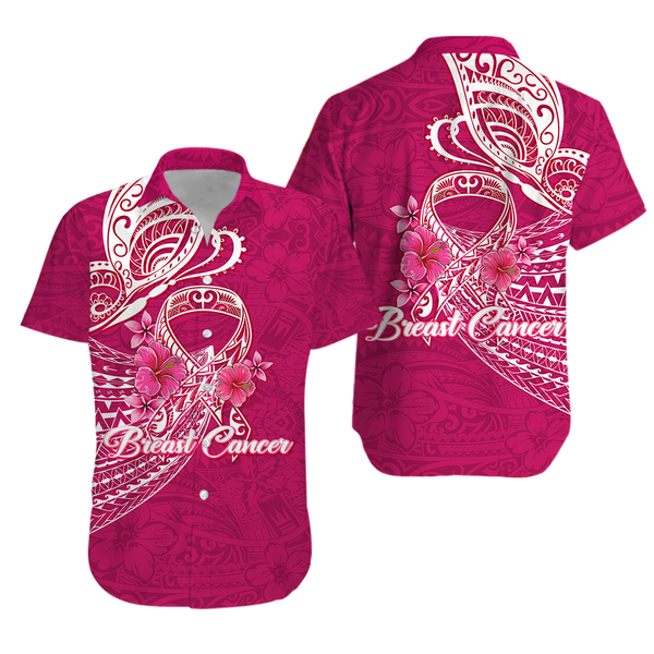 Breast Cancer Pink Ribbon Butterfly Polynesian Pink Version Hawaiian ...