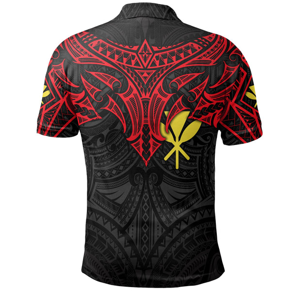 Hawaii Custom Polo Shirt Polynesian Whale Tail