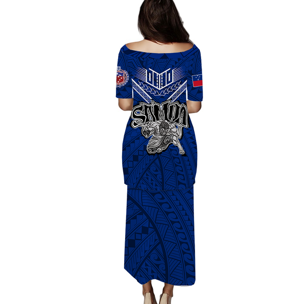 Toa Samoa Rugby Puletasi Dress - Samoan Warrior Pride - LT12