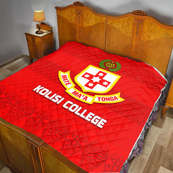 Kolisi Tonga College Atele Premium Quilt 140 Years Anniversary Tongan ...