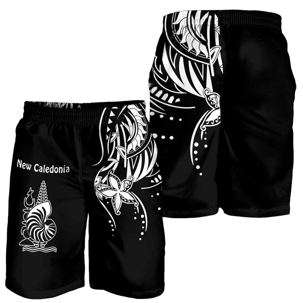 New Caledonia Men Short Emblem Nautilus Shell Version Black LT13