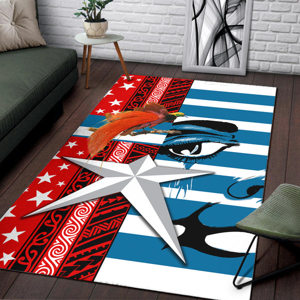 Free West Papua Birds Of Paradise Polynesia Area Rug - LT2