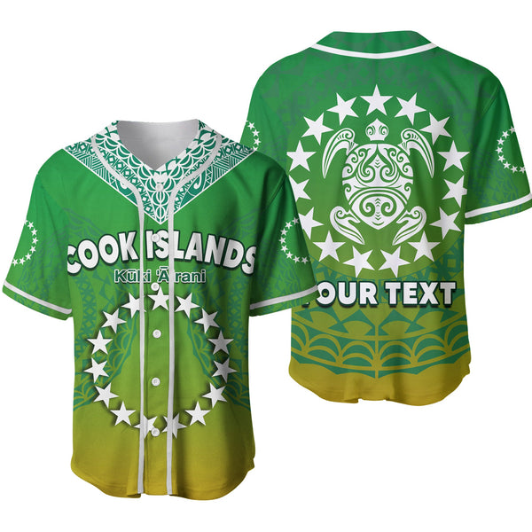 Home / Products / (Custom Personalised) Cook Islands Baseball Jersey ...