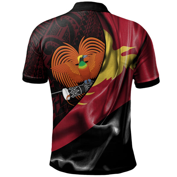 Papua New Guinea Polo Shirt Kimbe PNG Flag Of Silk Style