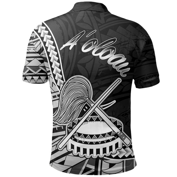 American Samoa Polo Shirt Aoloau Polynesian Patterns