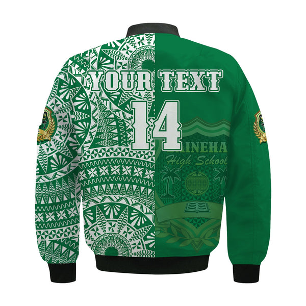 (Custom Text And Number) Tonga Saineha High School Bomber Jacket Class ...