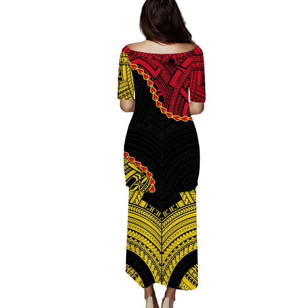 Tonga Puletaha Dress Basic Polynesian Style LT9