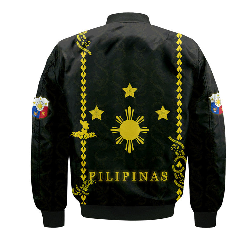 Philippines Bomber Jacket Pechera With Side Barong Patterns LT9 ...