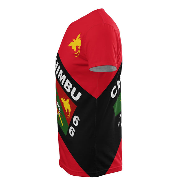 Papua New Guinea T Shirt PNG Flag Chimbu Province Flag