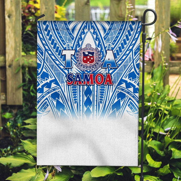 Samoa Rugby Flag Toa Samoa Polynesian Pacific White Version LT14