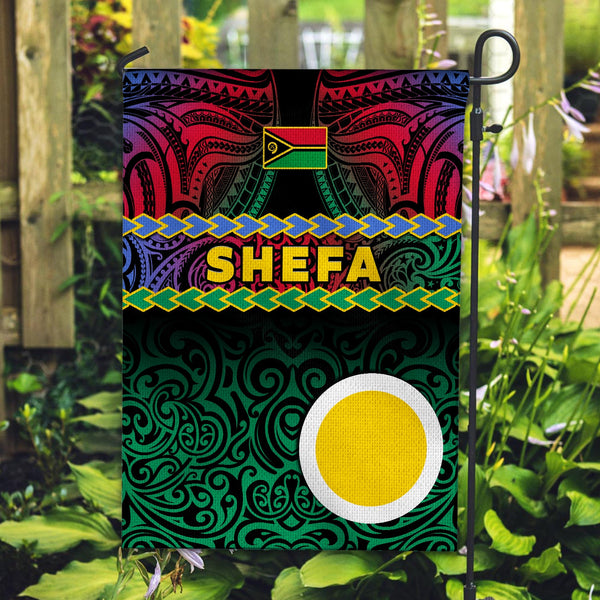 Shefa Province Flag Vanuatu Pig Tusk Polynesian Flag Style LT14