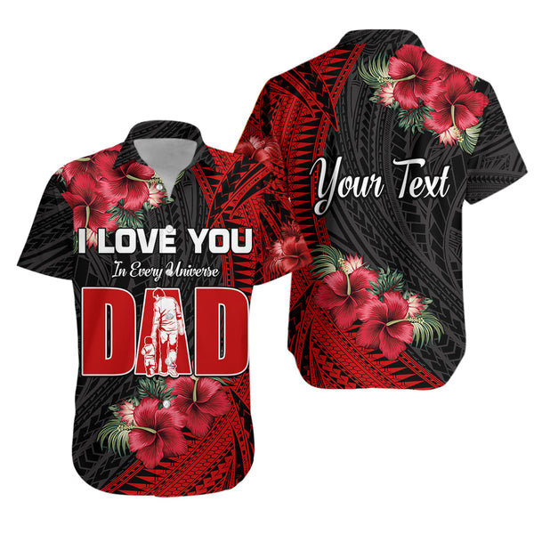 (Custom Personalised) Happy Fathers Day Hawaiian Shirt Polynesian Best ...