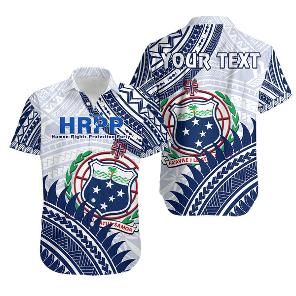 (Custom Personalised) HRPP Samoa Hawaiian Shirt Samoan Coat Of Arms ...
