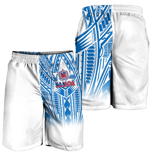 Samoa Rugby Men Shorts Toa Samoa Polynesian Pacific White Version LT14 ...