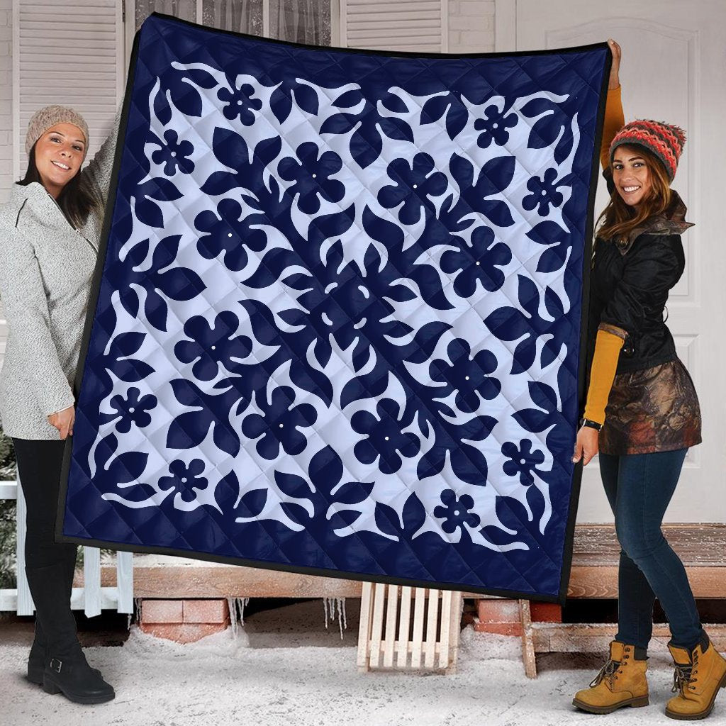 Hawaii Plumeria Quilting Premium Quilt - AH