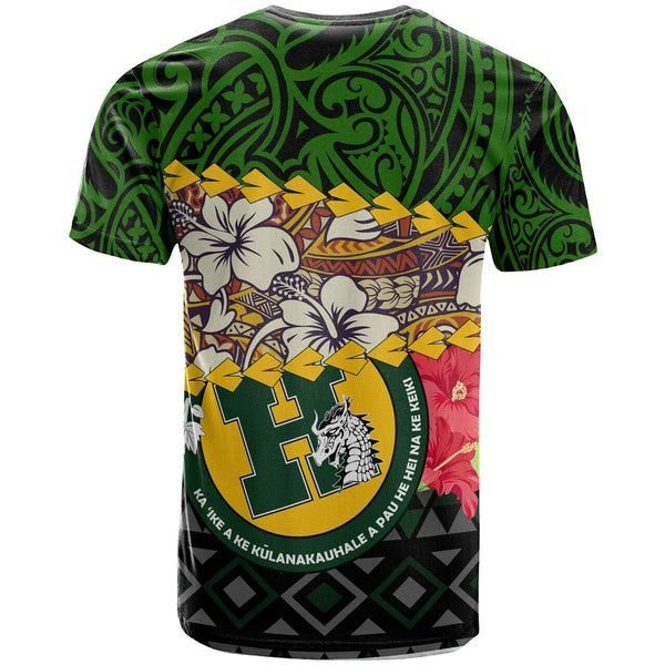 Hawaii Custom T Shirt Hana High & Intermediate School Dragon Polynesian ...