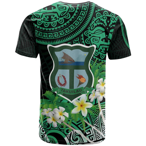 Tonga Custom T Shirt Takuilau College with Polynesian Patterns and ...