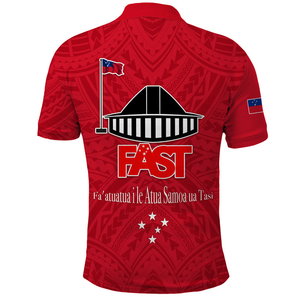 F.A.S.T Samoa Polo Shirt We Ready Polynesian Samoan LT13