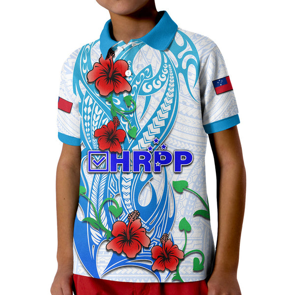 Special Samoa HRPP Party Polo Shirt Tribal Samoan Hibiscus Design LT9