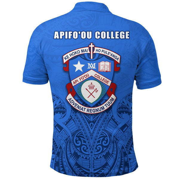 APIFOOU COLLEGE Polo Shirt Blue Sky