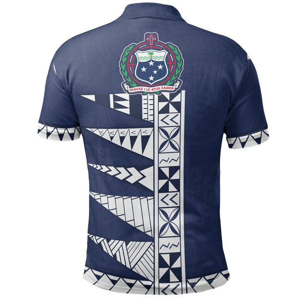 Samoa Polo Shirt Samoan Coat Of Arms